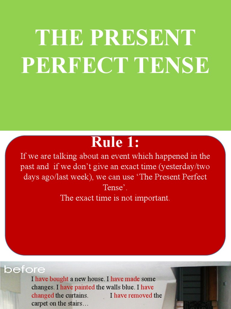 Present Perfect Tense | PDF | Grammar | Linguistics