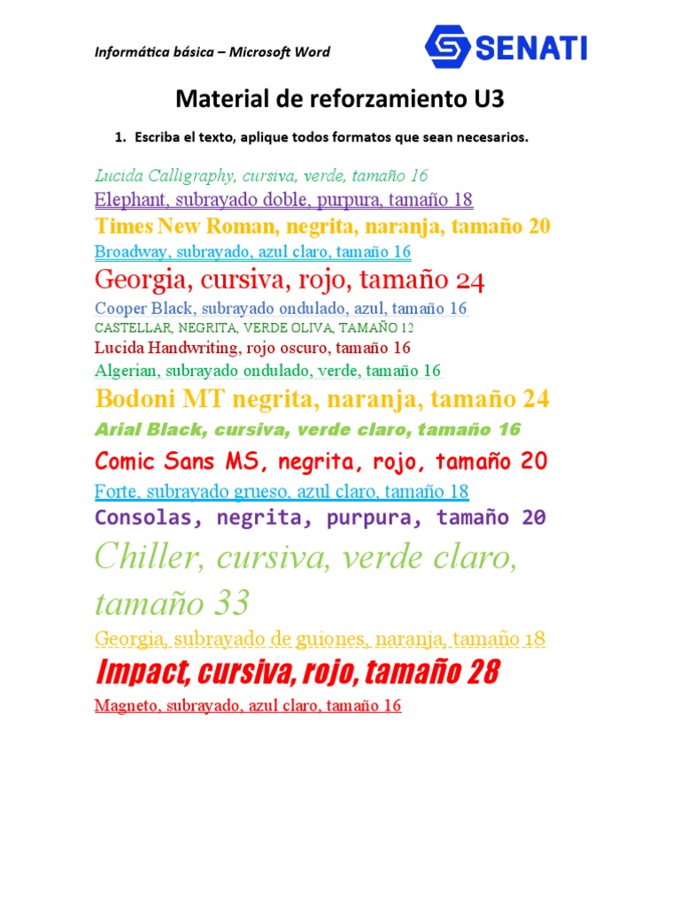 SINU-151 Unidad03 Material Reforzamiento | PDF