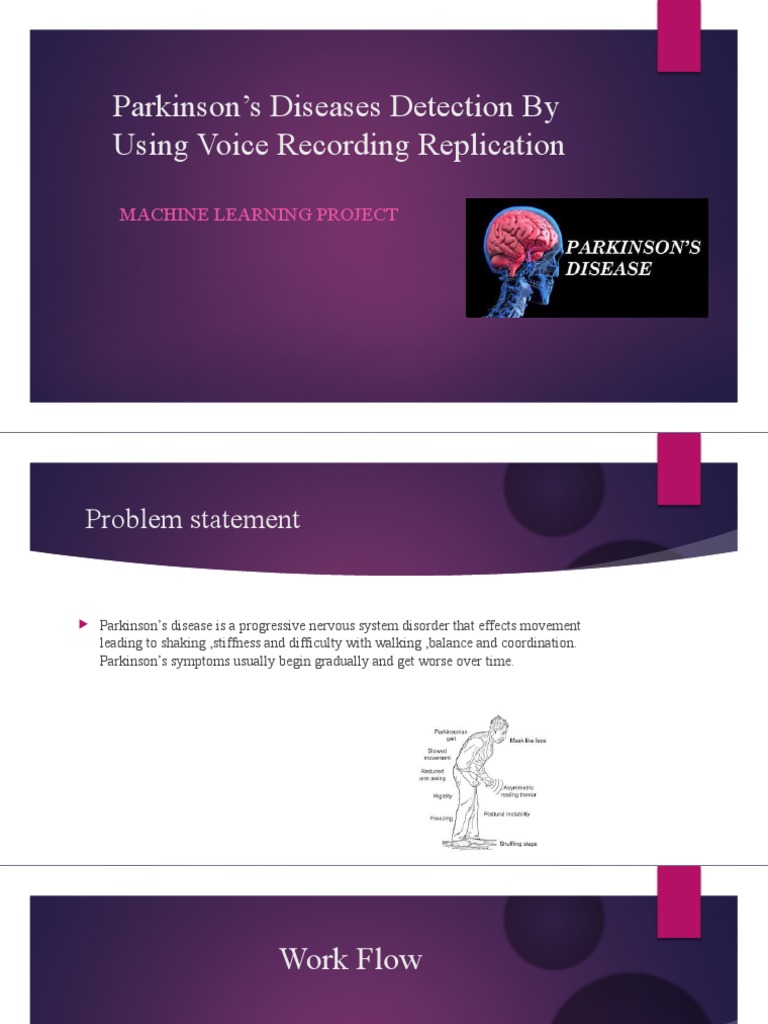 Voice-Based Parkinson's Detection System | PDF | Parkinson's Disease ...
