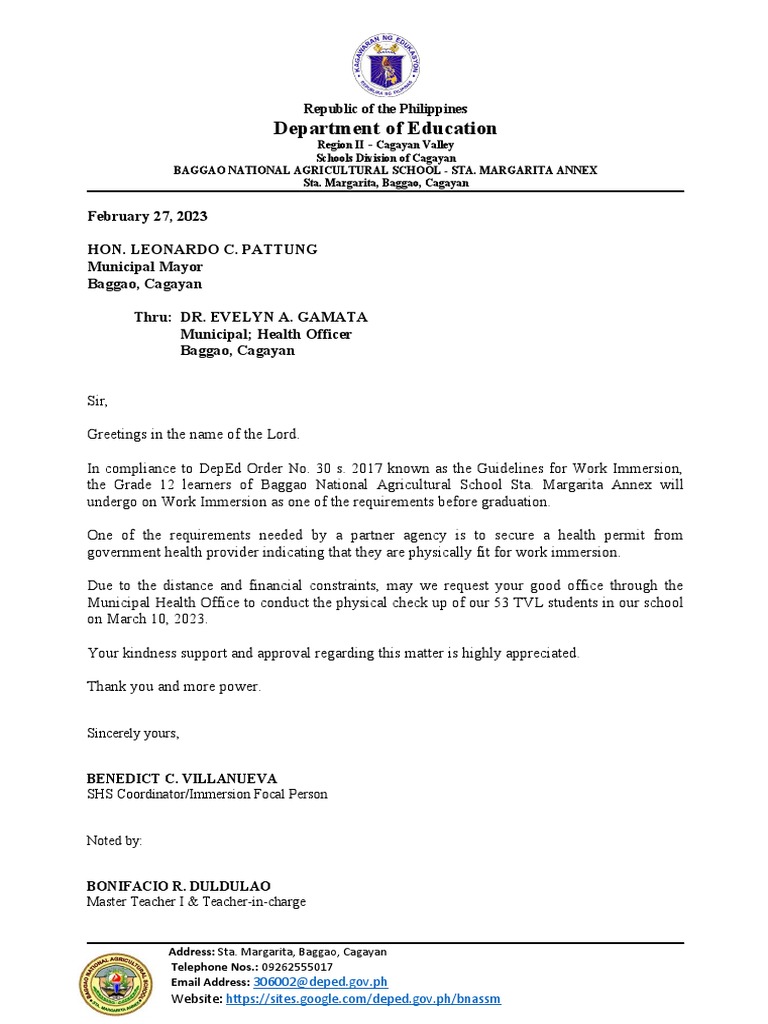 MHO Letter | PDF | Social Science | Wellness