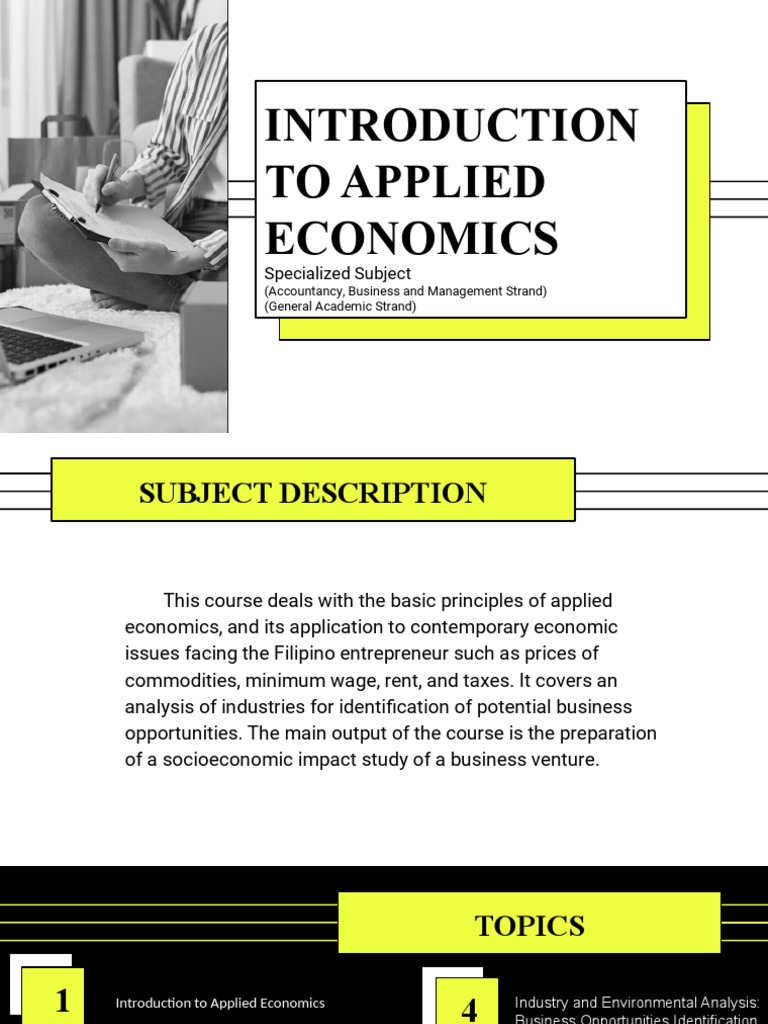 Lesson 1 PPT 1 | PDF | Economics | Economic System