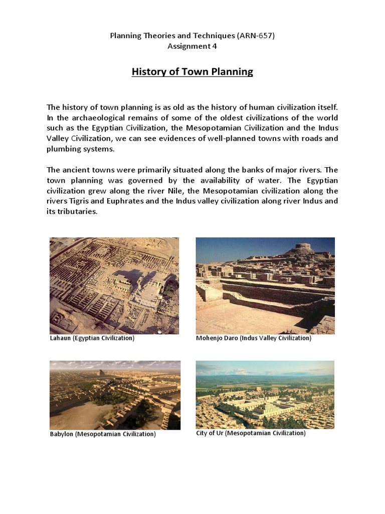 Town Planning in Mesopotamia | PDF | Mesopotamia