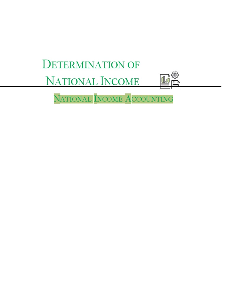 National Income Accounting Overview | PDF | Gross Domestic Product | Income