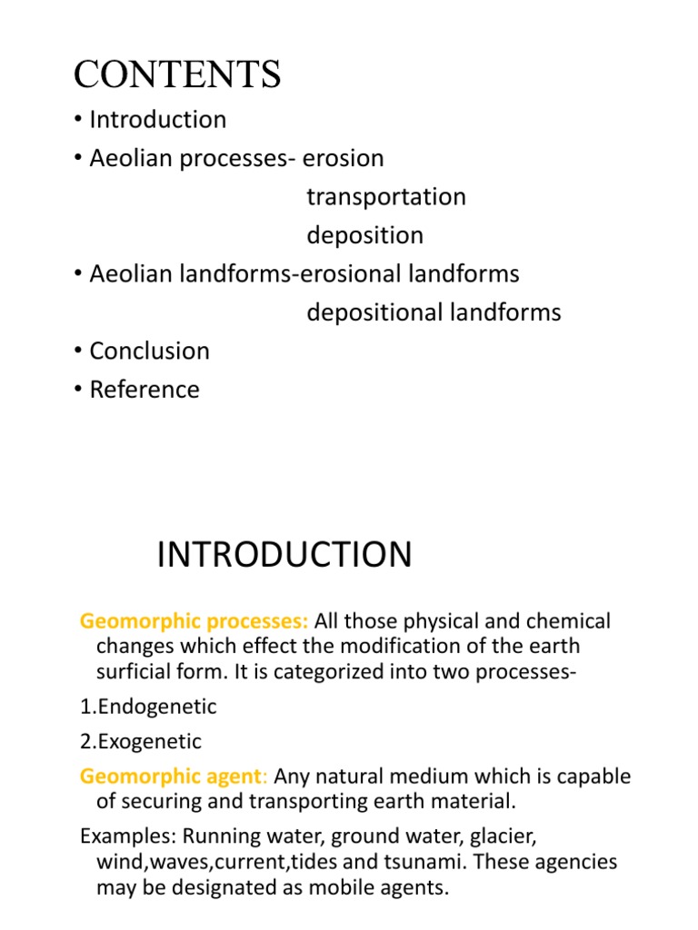 Aeolian Landforms - 4 | PDF | Dune | Erosion