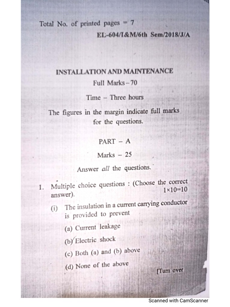 Installation and Maintenance | PDF