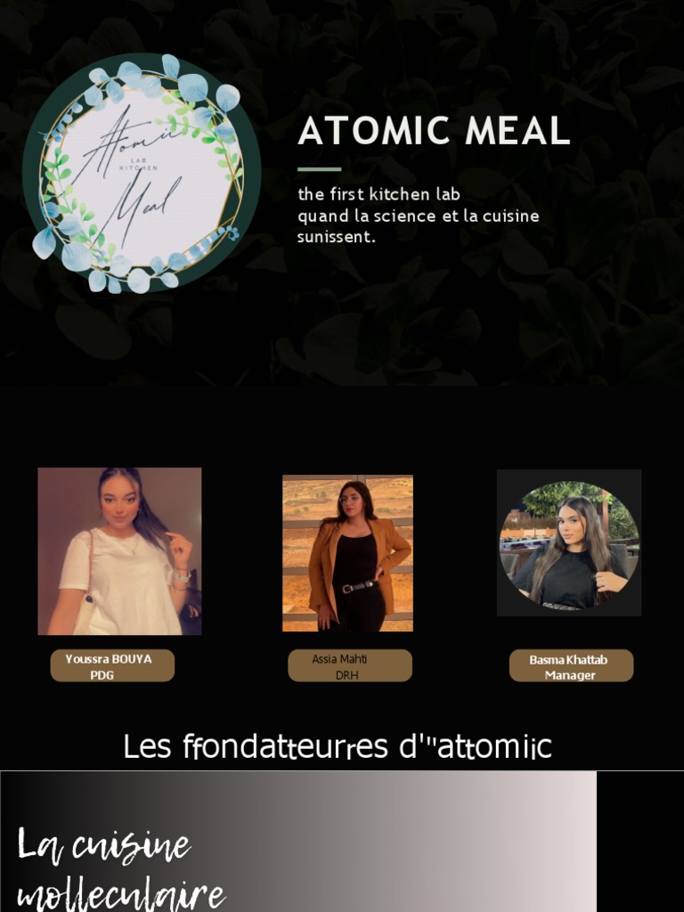 Atomic Lab The Science of Kitchen 4 Haha | PDF | Cuisine | Restaurants