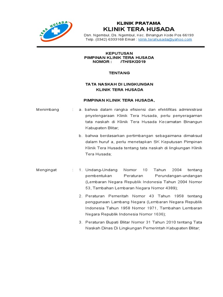 SK Tata Naskah | PDF