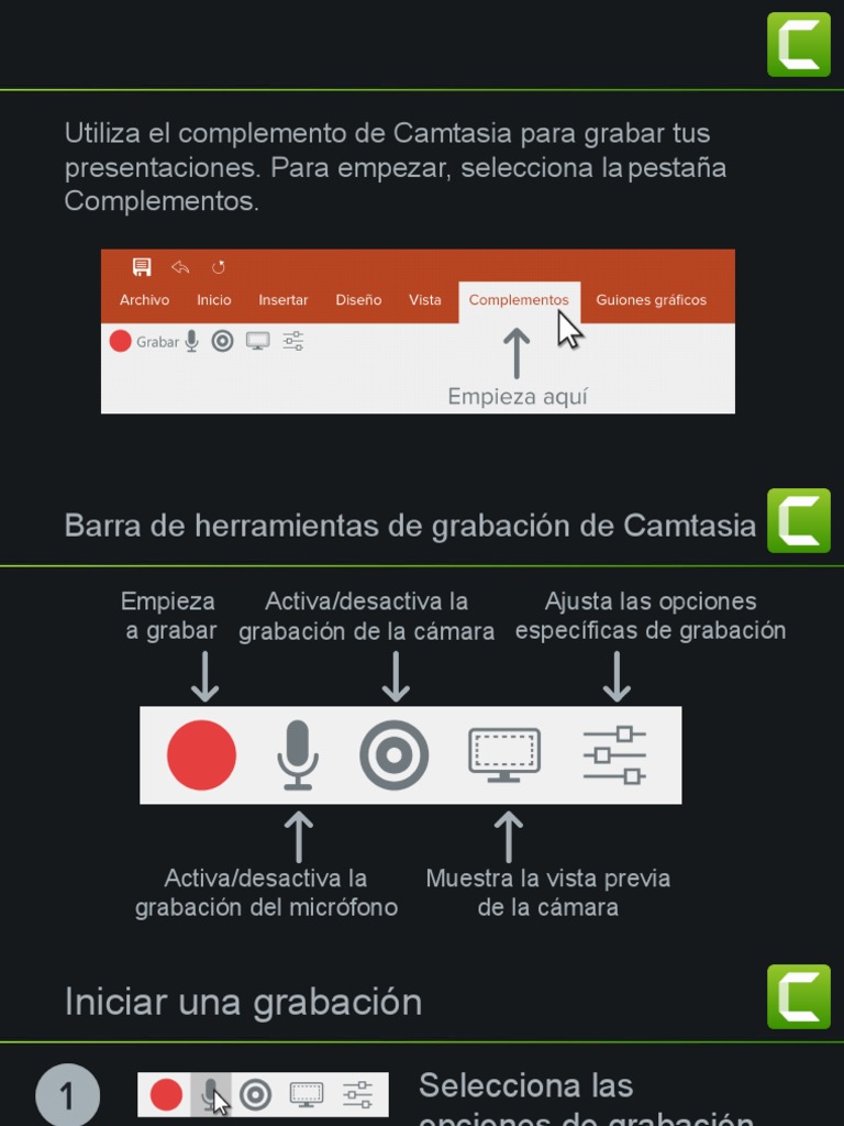 Camtasia Getting Started Guide | PDF