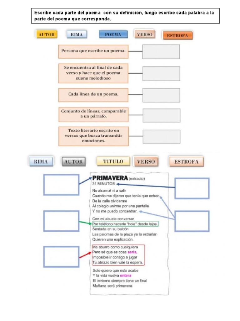 Tipos de Poema | PDF