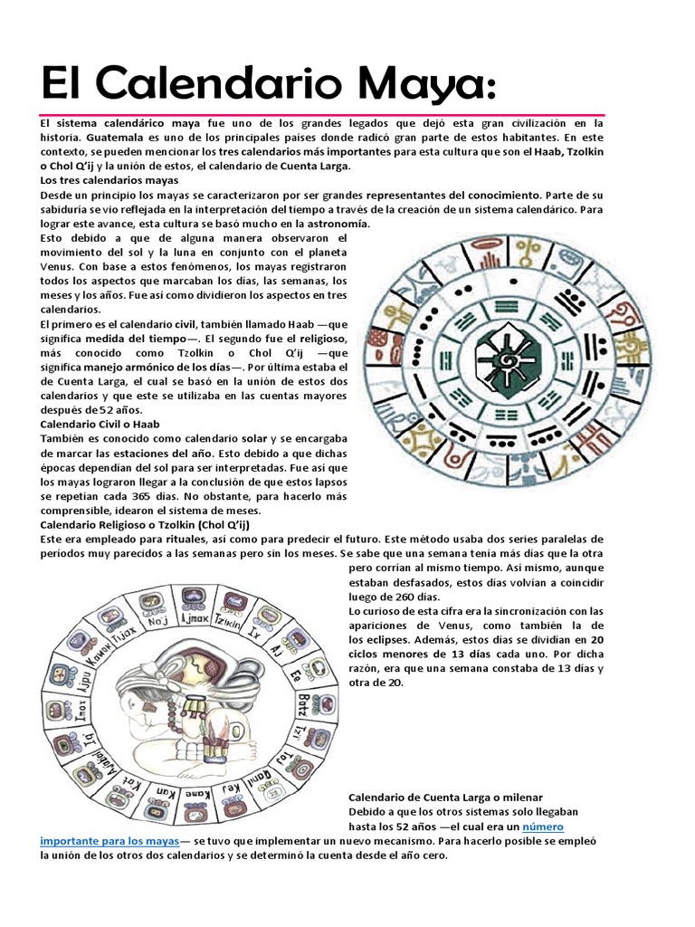 El Calendario Maya | PDF | Astronomía antigua | Astronomía