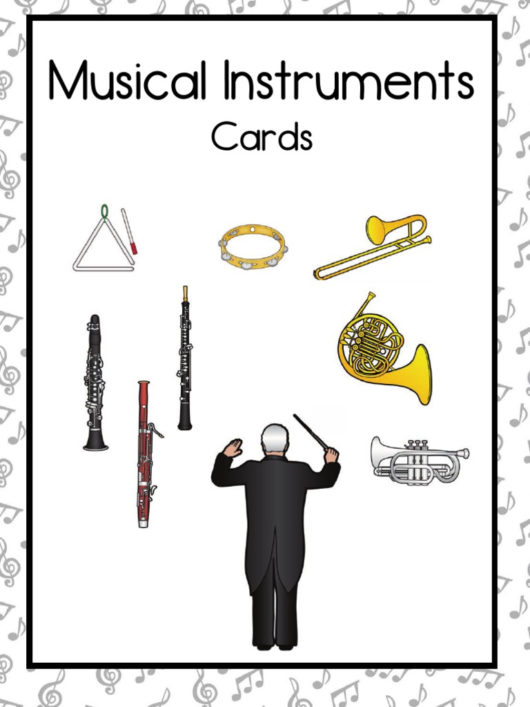 Musical Instruments Cards A PDF | PDF | Woodwind Instruments | Orchestras
