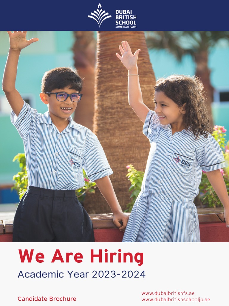 DBSJP Talent Candidate Brochure AY 23-24 | PDF | Teachers | Curriculum