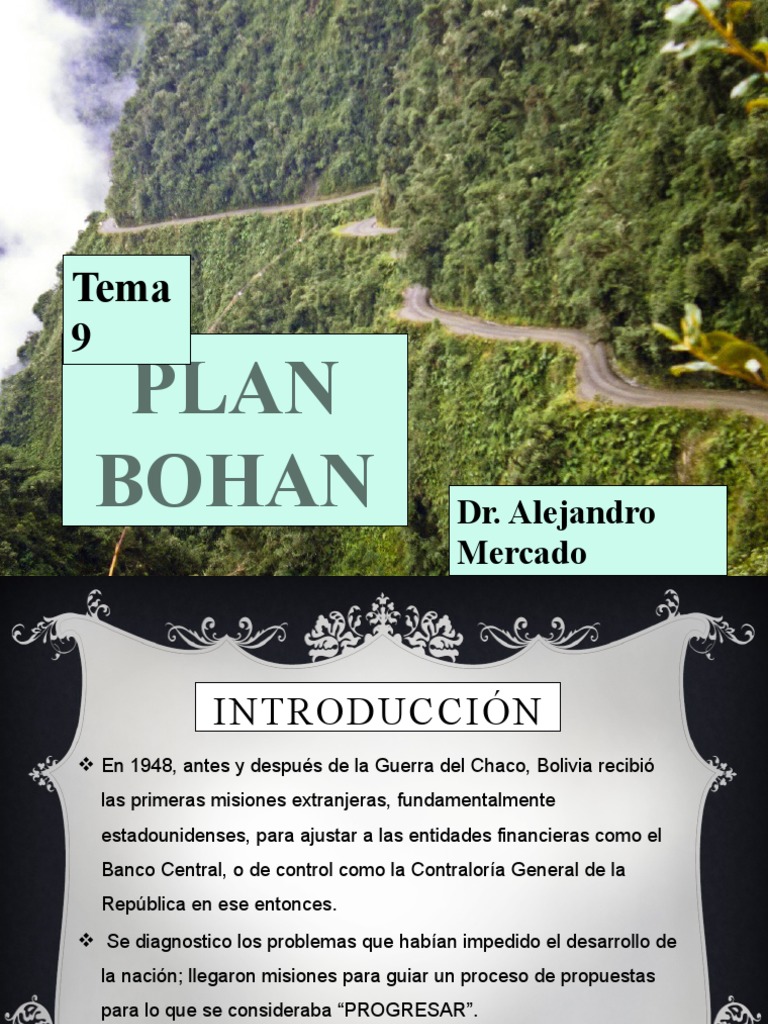 Plan Bohan | PDF | Agricultura | Bolivia