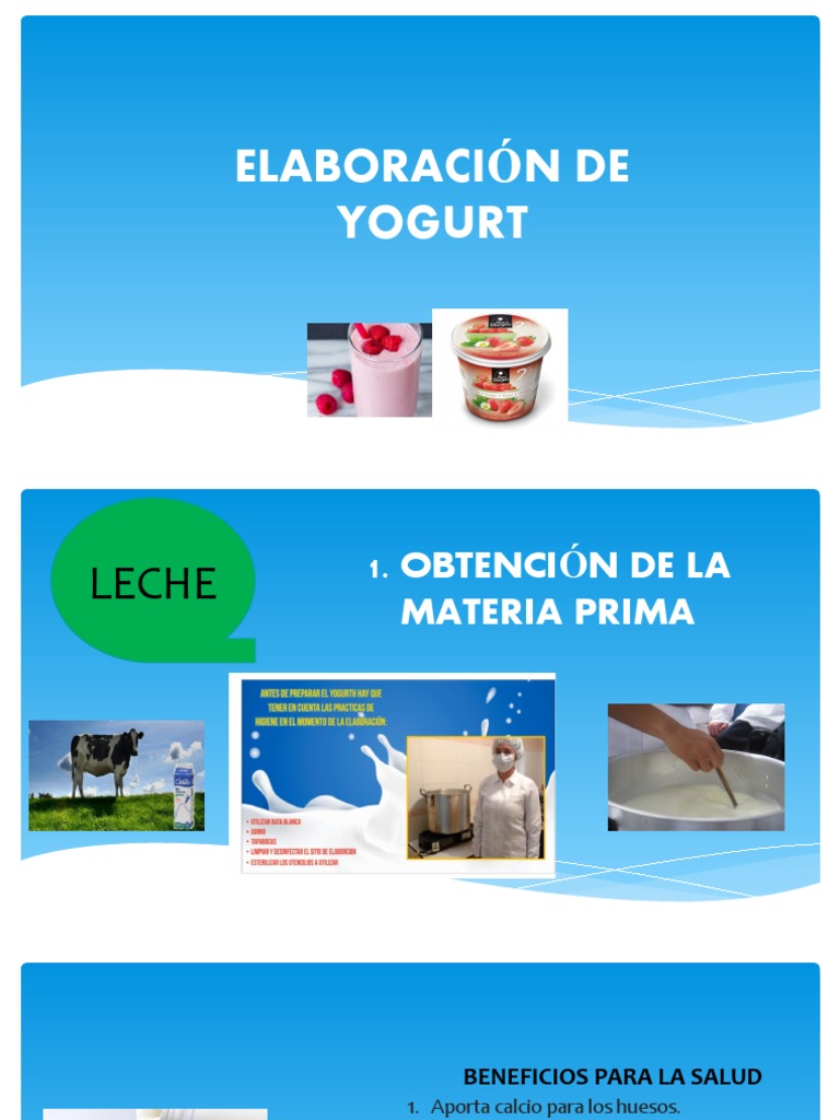 Guía para Hacer Yogurt en Casa | PDF | Yogur | Leche