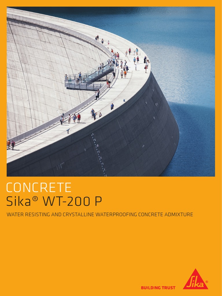 Sika WT-200 P - Brochure PDF | PDF | Concrete | Materials