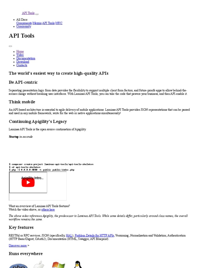 Laminas API Tools | PDF