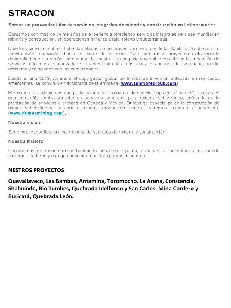 STRACON | PDF | Minería | Auditoría