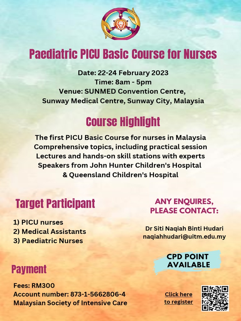 Paediatric PICU Basic Course For Nurses | PDF