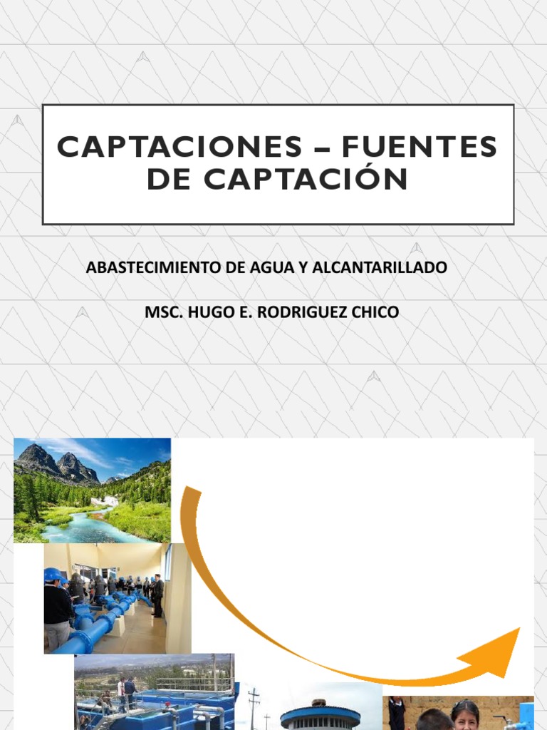 Tipos de Captaciones PDF | PDF | Agua | Agua subterránea
