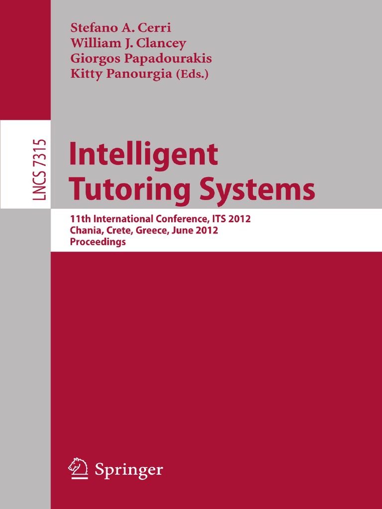 Intelligent Tutoring Systems 2012 PDF | PDF | Learning | Science