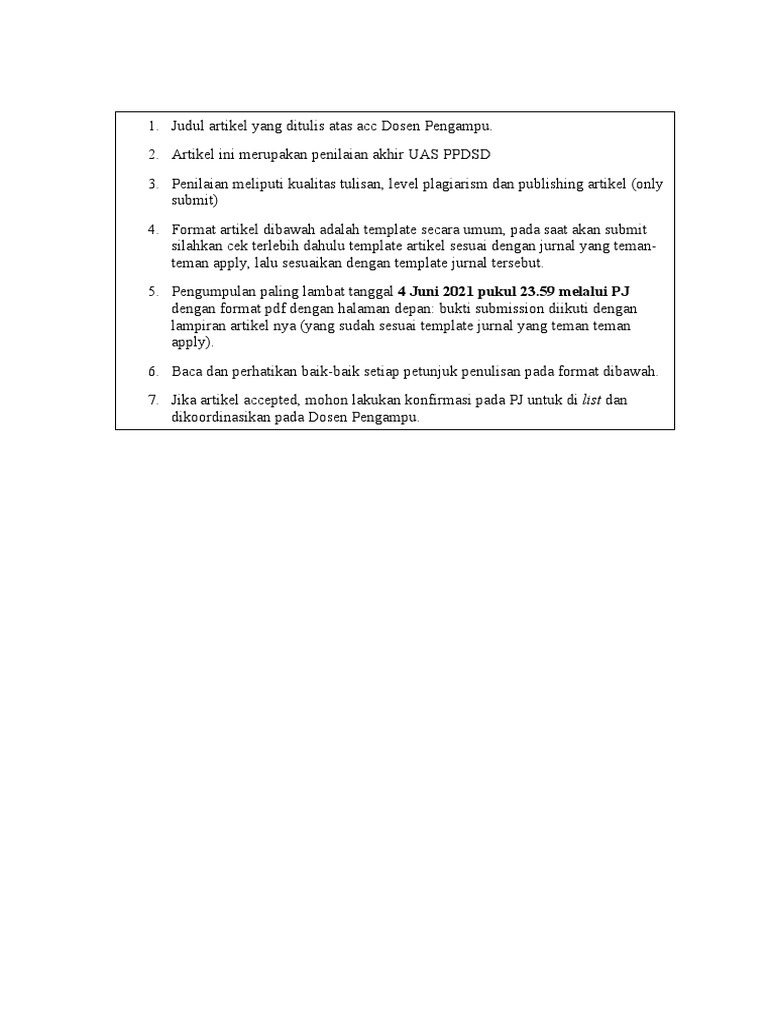 (Template) Artikel PPDSD UAS | PDF