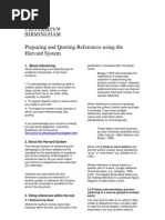 SAGE Harvard Reference Style Guide | PDF | Citation | Bracket