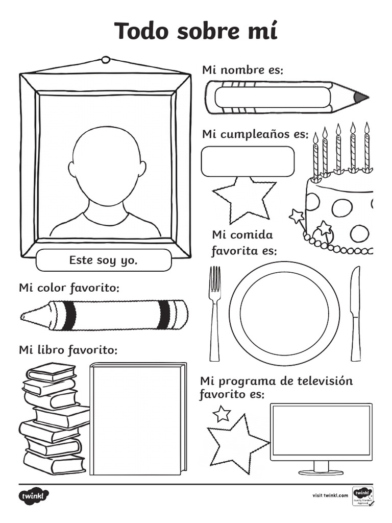Ficha de Actividad Todo Sobre Mi PDF | PDF Ficha de Actividad Todo Sobre Mi PDF | PDF