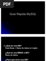 Programación Mysql | PDF | Mi sql | Desarrollo de software