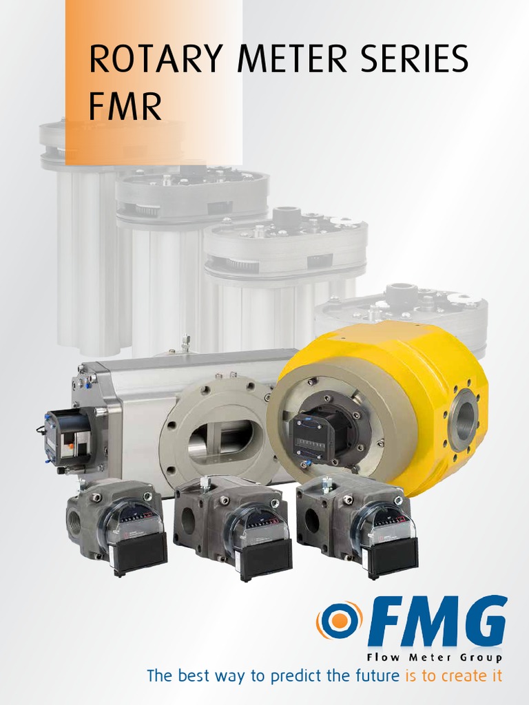 Catalogo de Medidor FMG, Rotary Meter Series FMR PDF | PDF | Flow Measurement | Gases