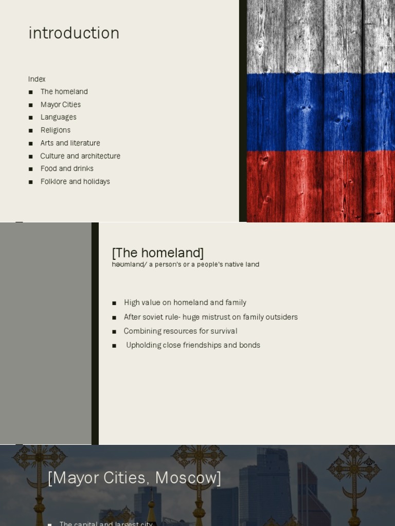 Overview of Russian Cultural Heritage | PDF | Travel