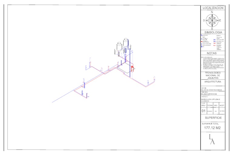 Instalacion Hidraulica-Isometrico | PDF | Tap (Válvula) | Gases