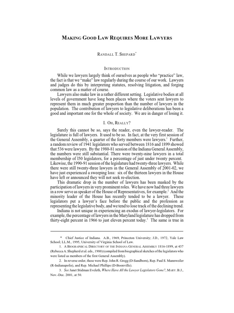 Randall | PDF | Lawyer | Legislature