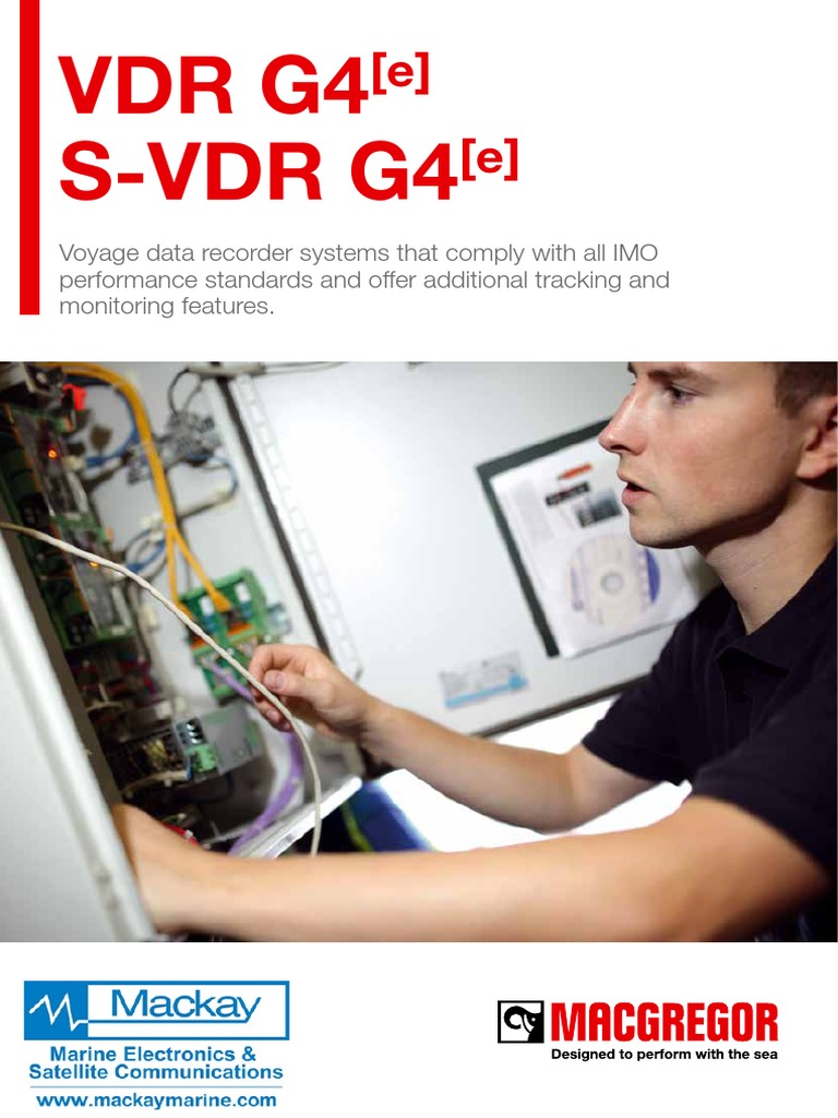 Mackay Marine MacGregor Interschalt VDR G4e S VDR G4e - Brochure 10 17 ...
