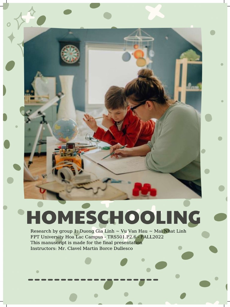 Bản Sao Của Manuscript Homeschooling PDF | PDF