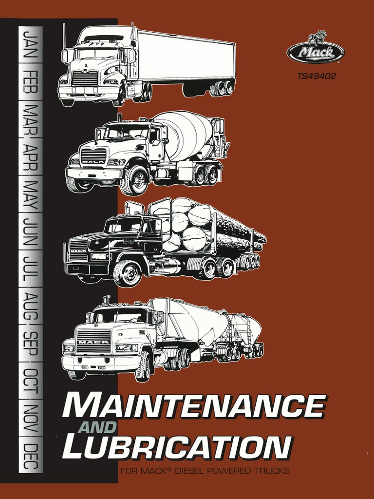 2002 Maintenance and Lubrication Operator's Manual | PDF
