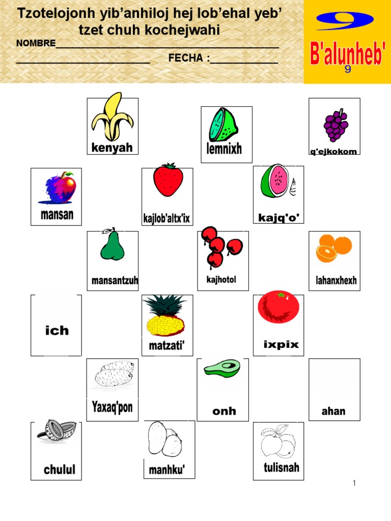 Frutas en Popti | PDF