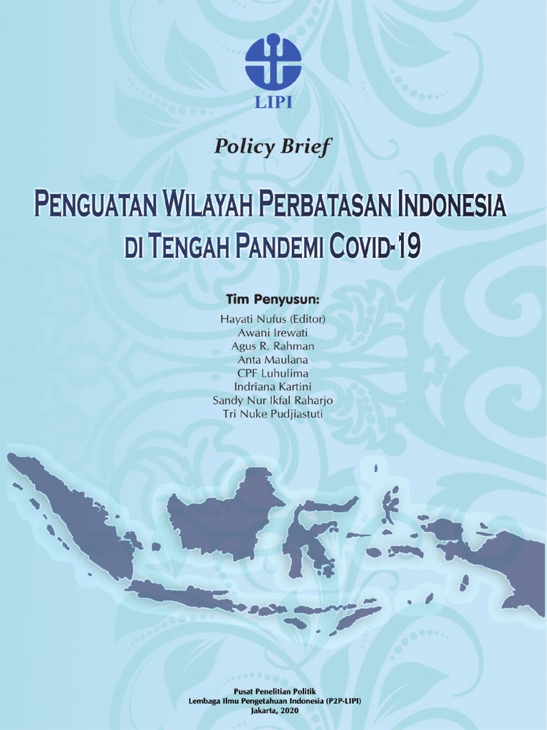 Policy Brief Penguatan Wilayah Perbatasan Indonesia Di Tengah Pandemi ...