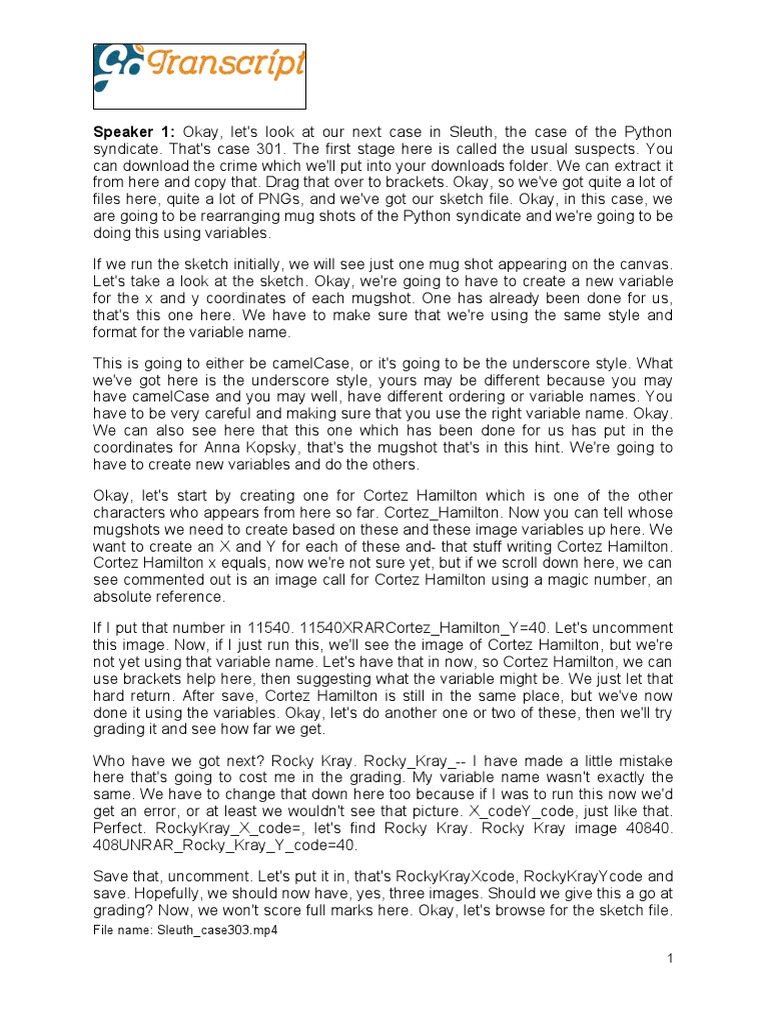 6szPWcZZEeigRwoONiJejg Sleuth Case303.mp4 | PDF