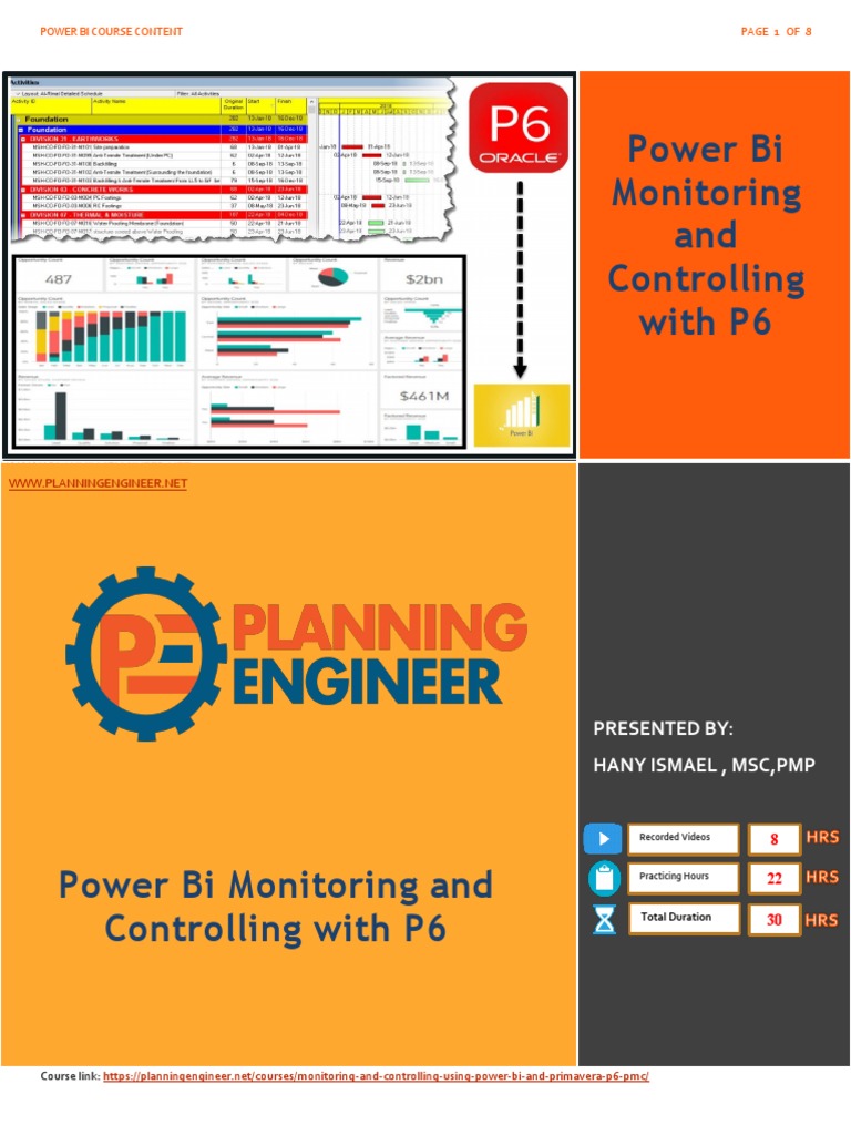 Leveraging Power BI and Primavera P6 for Effective Project Monitoring ... Leveraging Power BI and Primavera P6 for Effective Project Monitoring ...