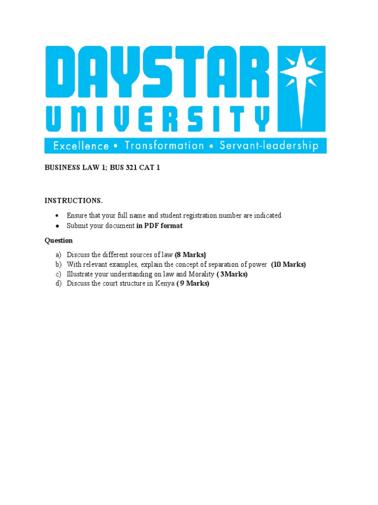 Business Law 1 Cat1 - Jan 23 | PDF