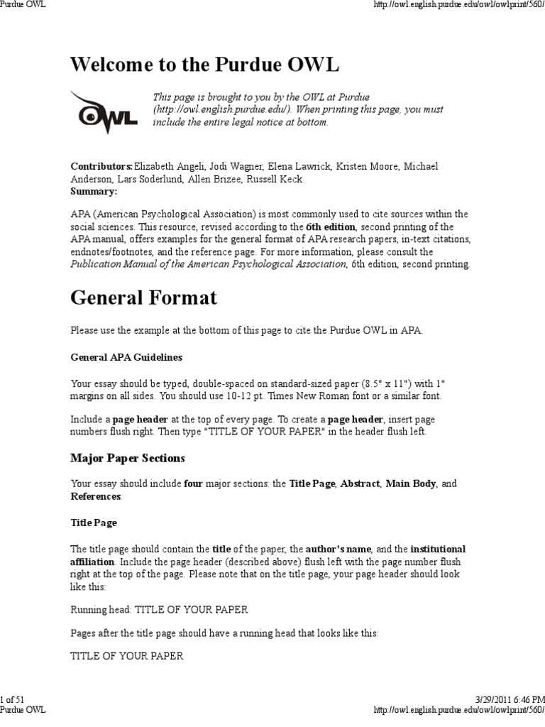 Annotated Bibliography Example Purdue Owl