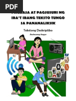 Tekstong Deskriptibo | PDF