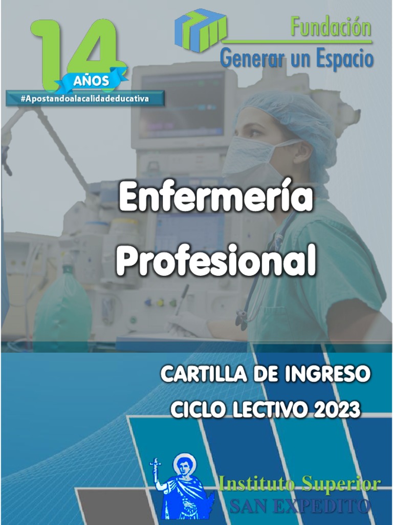 Cartilla de Ingreso Nivelatorio A Enfermeria Profesional 2023 | PDF | Enfermería | Conocimiento