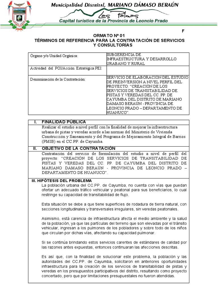 TDR Cayumba Ok | PDF | Economias