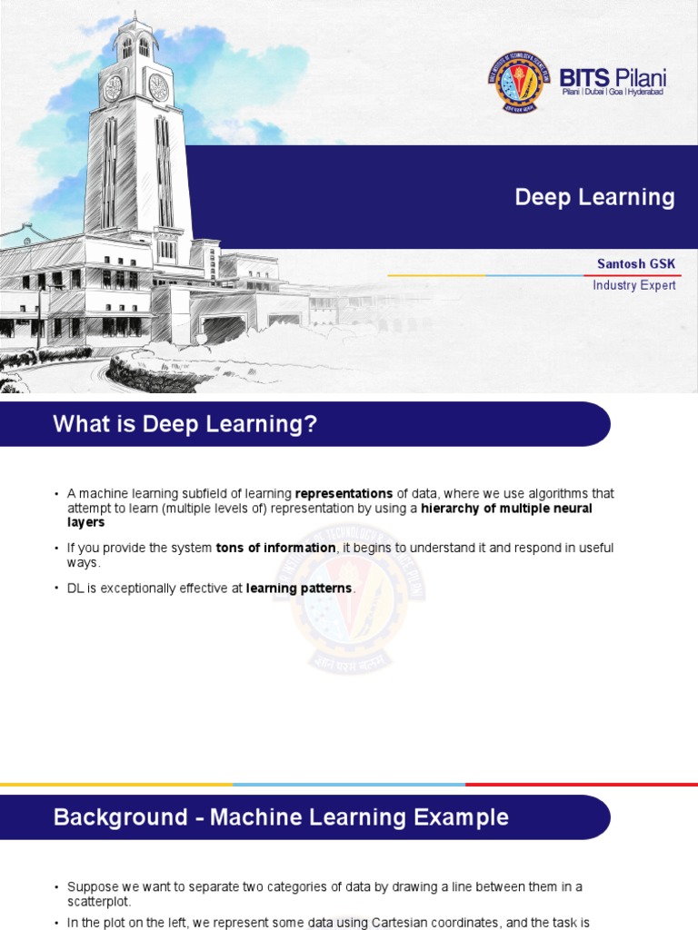 Lecture 12 - Deep Learning | PDF | Deep Learning | Applied Mathematics