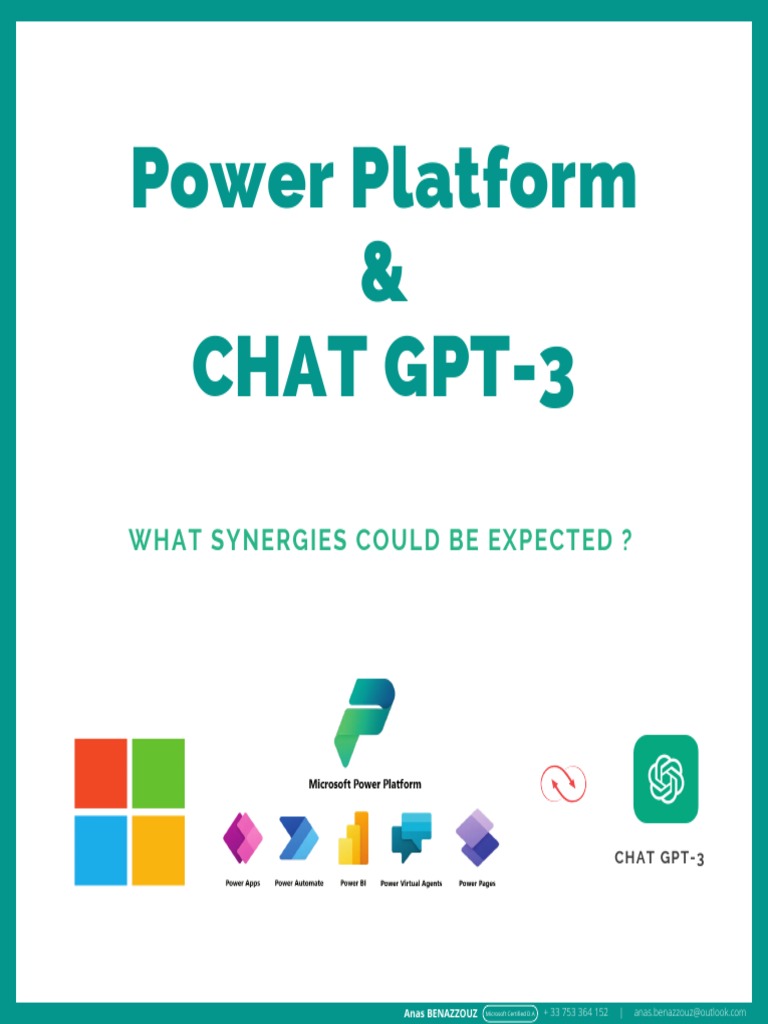 ChatGPT and PowerPlatform PDF | Download Free PDF | Systems Science | Systems Theory