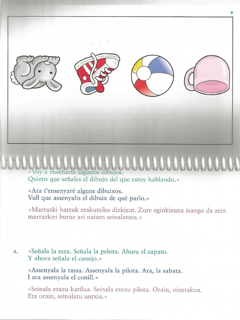 BOEHM-3 PREESCOLAR Cuaderno de Estímulos ITEM A y C PDF | PDF