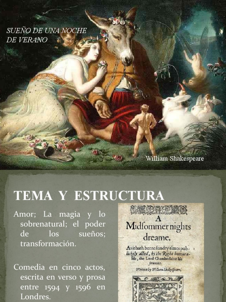 Análisis de "Sueño de una Noche de Verano" | PDF | William Shakespeare ...