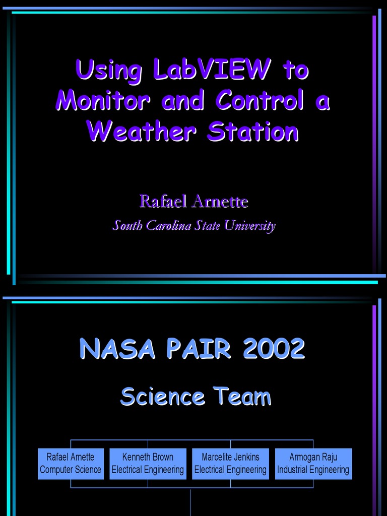 Using Labview To Monitor and Control A Weather Station | PDF | Weather ...
