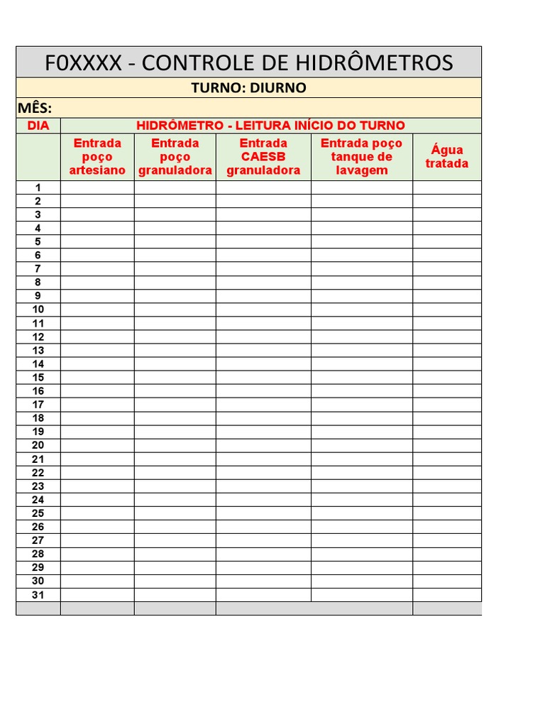 Registro Hidrômetros | PDF